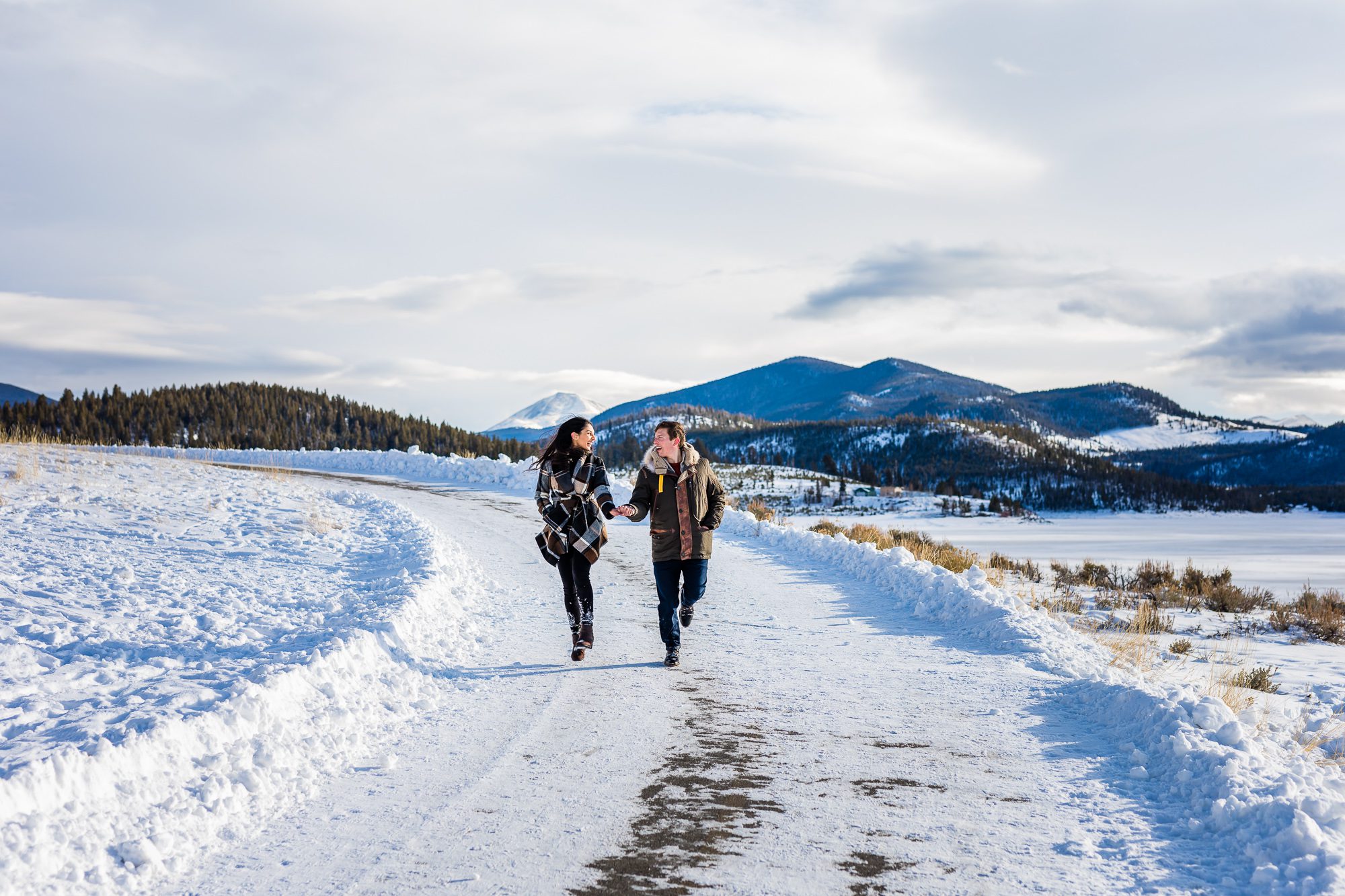 Lake Dillon Winter Engagement Session | Colorado Lifestyle Photography